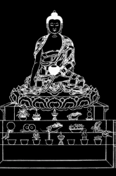 Shrine Platform - Clear Sky Meditation Centre